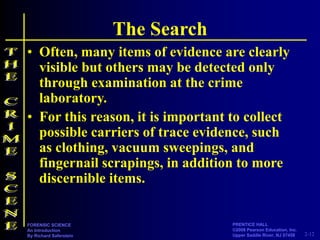 Forensic.Ch.2.Crime Scene.ppt