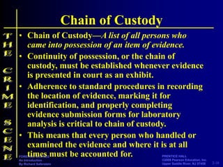 Forensic.Ch.2.Crime Scene.ppt