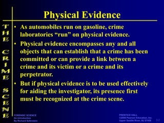 Forensic.Ch.2.Crime Scene.ppt