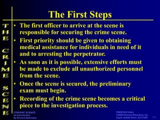 Forensic.Ch.2.Crime Scene.ppt