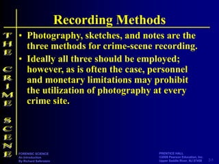 Forensic.Ch.2.Crime Scene.ppt