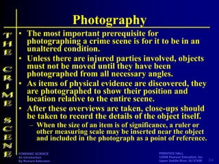 Forensic.Ch.2.Crime Scene.ppt