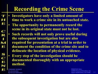 Forensic.Ch.2.Crime Scene.ppt