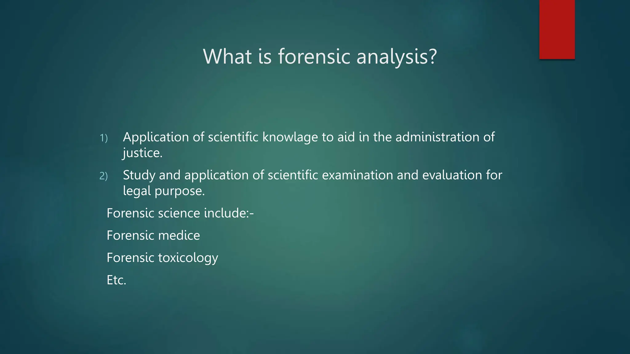 Forensic Analysis Ppt Of Forensic Science Pptx
