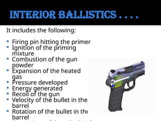 FORENSIC-BALLISTICS-2 new.pptx Lessons and discussions | PPTX