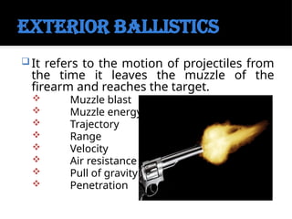 FORENSIC-BALLISTICS-2 new.pptx Lessons and discussions | PPTX
