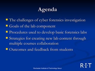 Forensic Lab Development | PPT