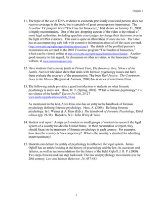 Forensic Psychology 3rd Edition Fulero Test Bank | PDF