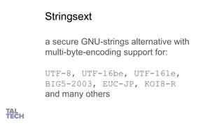 Forensic tool development with rust | ODP | Programming Languages | Computing