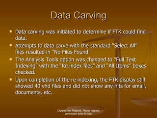 Forensic Toolkit Analysis Of A Windows 98 Virtual | PPT