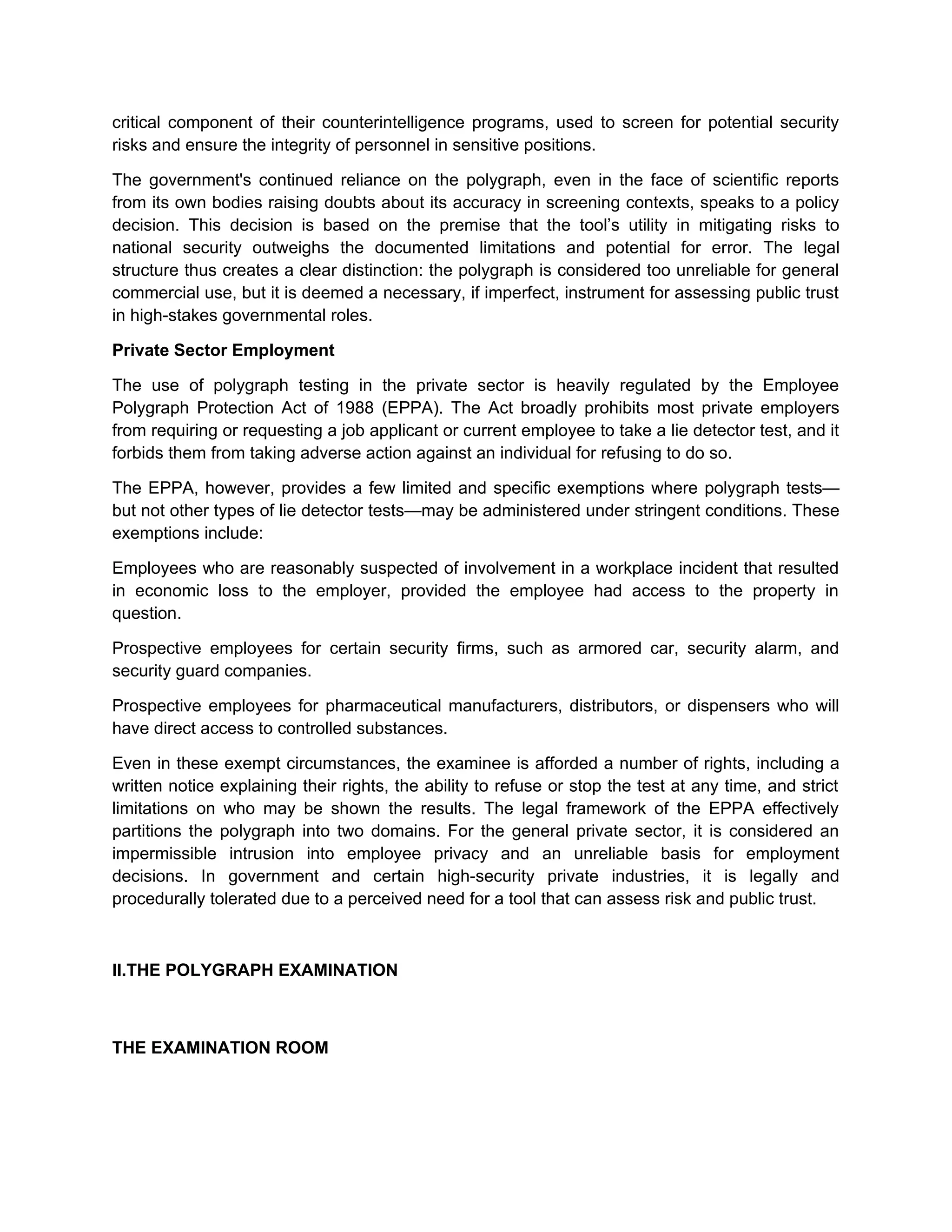 Lie Detection Techniques Midterm Module. | DOCX