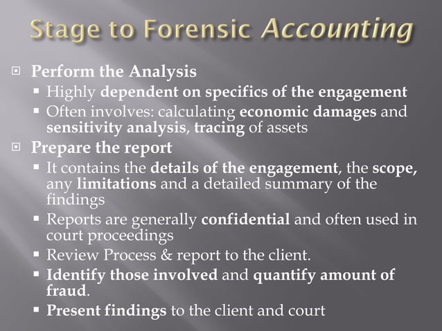 Forensic Accounting | PPT