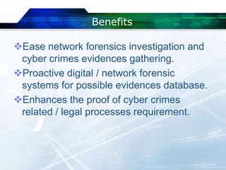 Forensic Analysis and Discovery System | PPTX | Information and Network Security | Computing