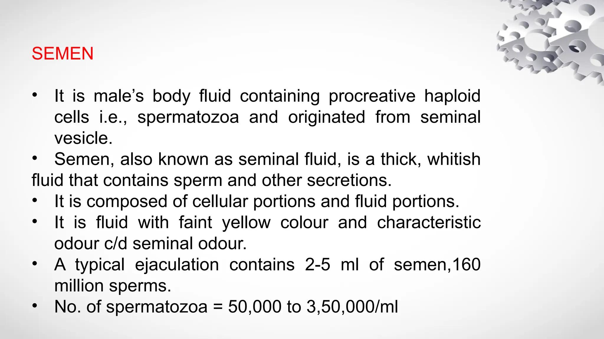Forensic analysis of semen(sperm). pptx. | PPTX