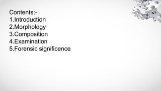 Forensic analysis of semen(sperm). pptx. | PPTX
