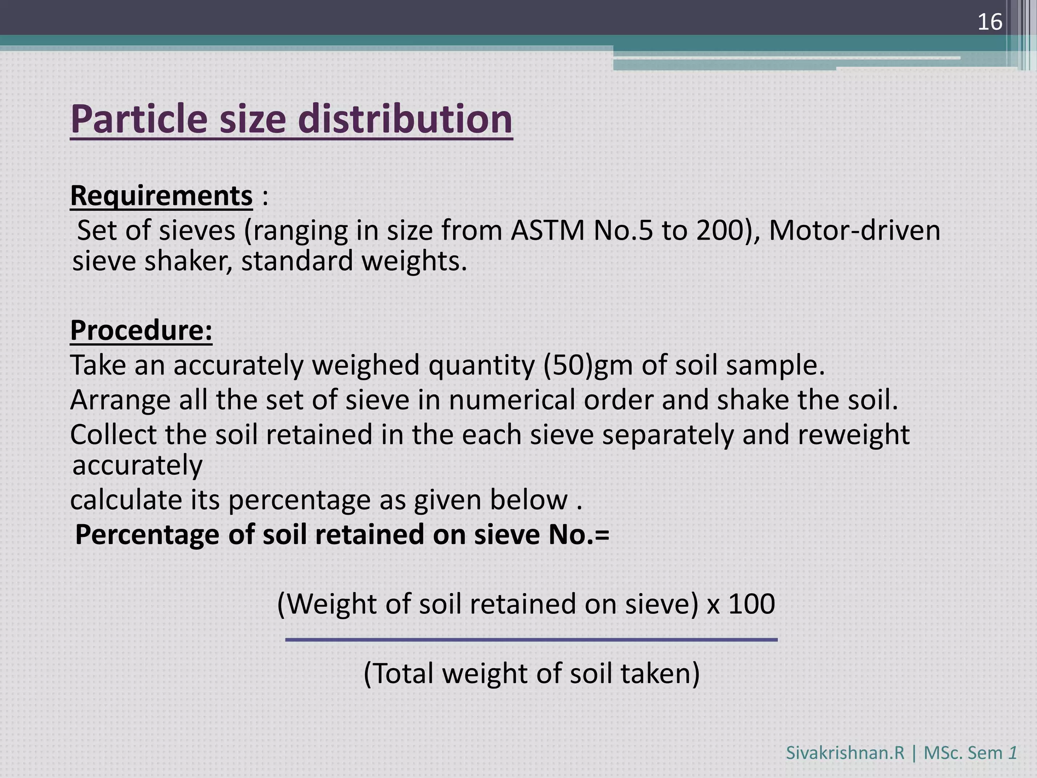 Forensic analysis of soil | PPTX