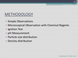 Forensic analysis of soil | PPTX