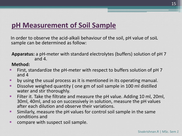 Forensic analysis of soil | PPTX | Gardening | Home & Garden