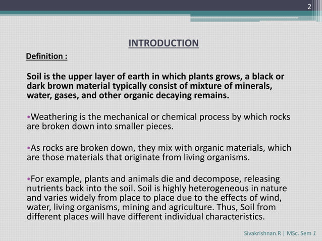 Forensic analysis of soil | PPTX | Gardening | Home & Garden
