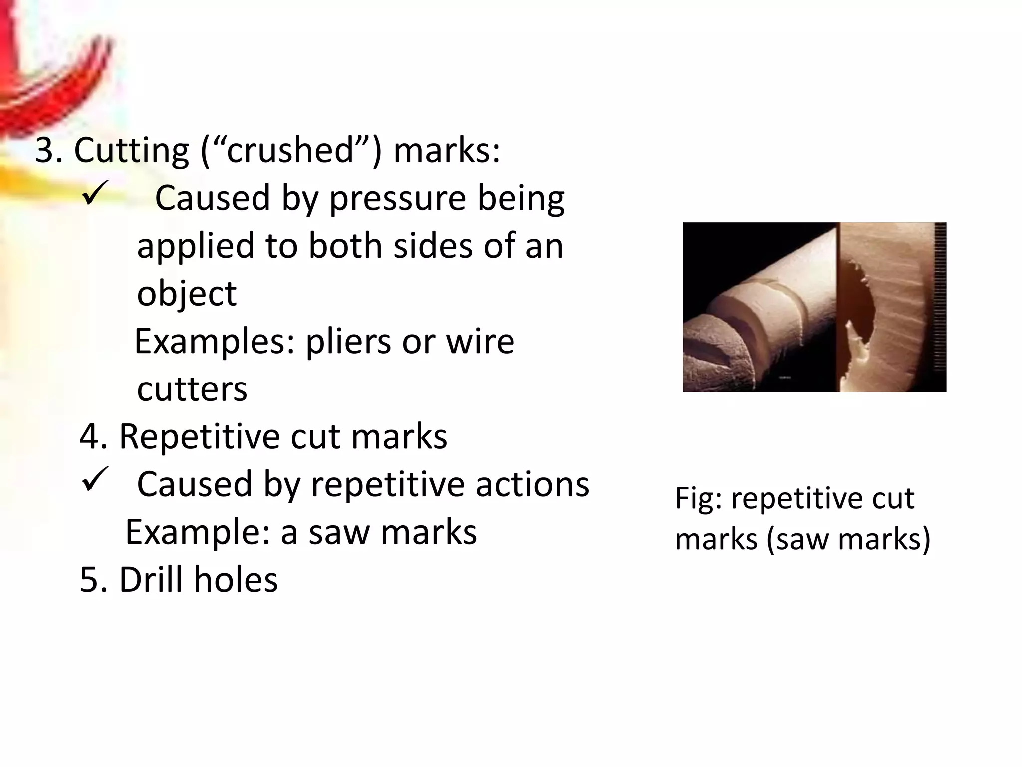 Forensic analysis of tool marks | PPTX