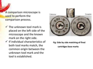 Forensic analysis of tool marks | PPTX