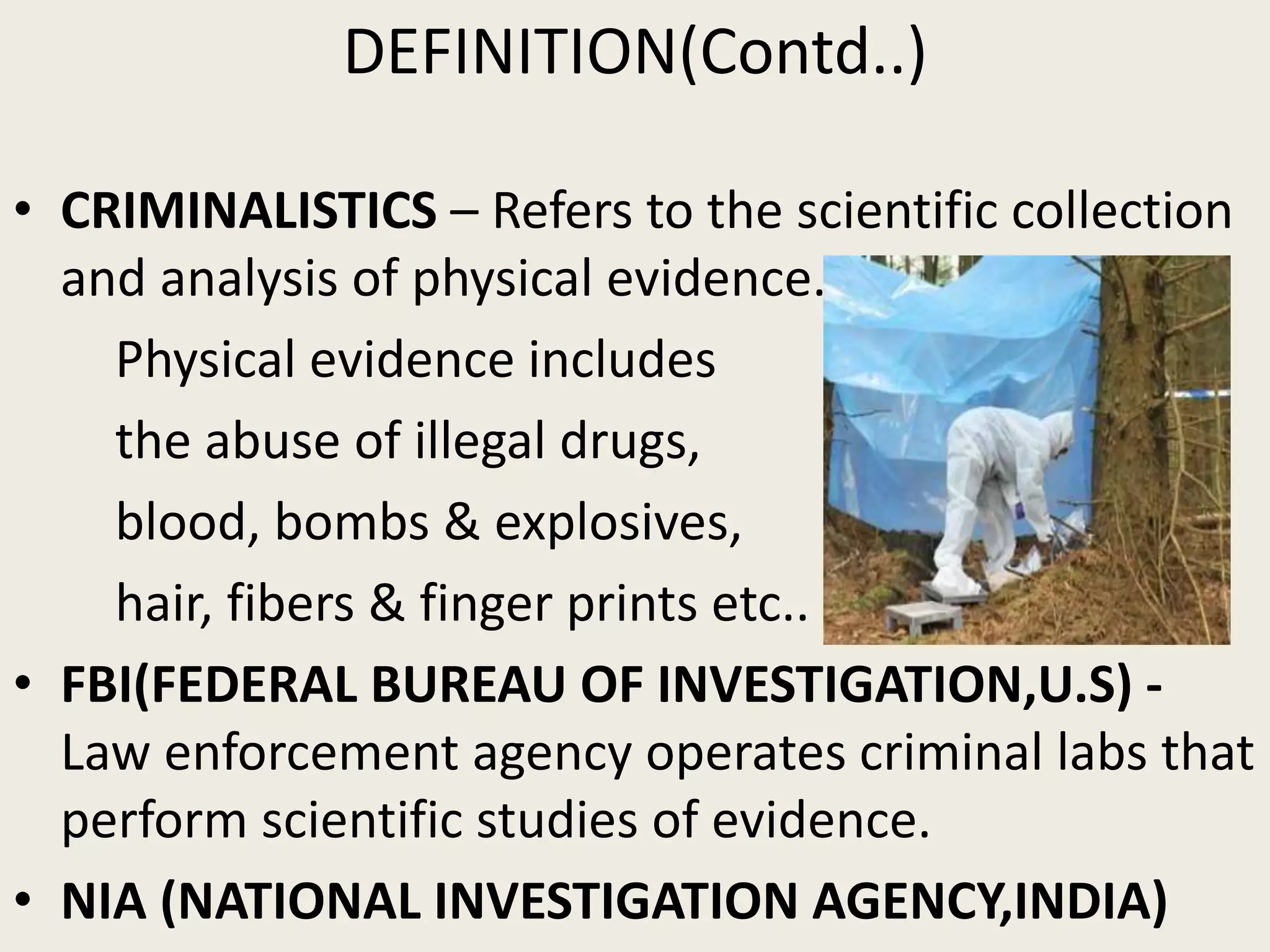 Forensic analytical chemistry | PPTX