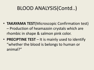 Forensic analytical chemistry | PPTX