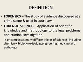 Forensic analytical chemistry | PPTX