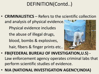 Forensic analytical chemistry | PPTX