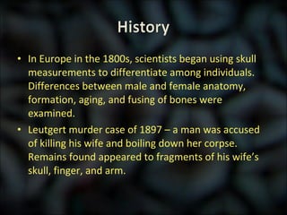 Forensic anthropology | PPT