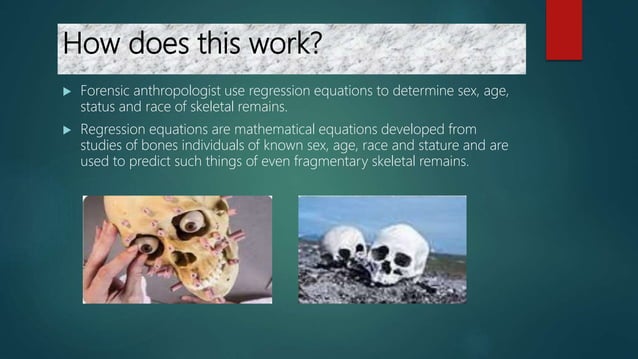 Forensic anthropology case study | PPTX | Injuries | Diseases and ...
