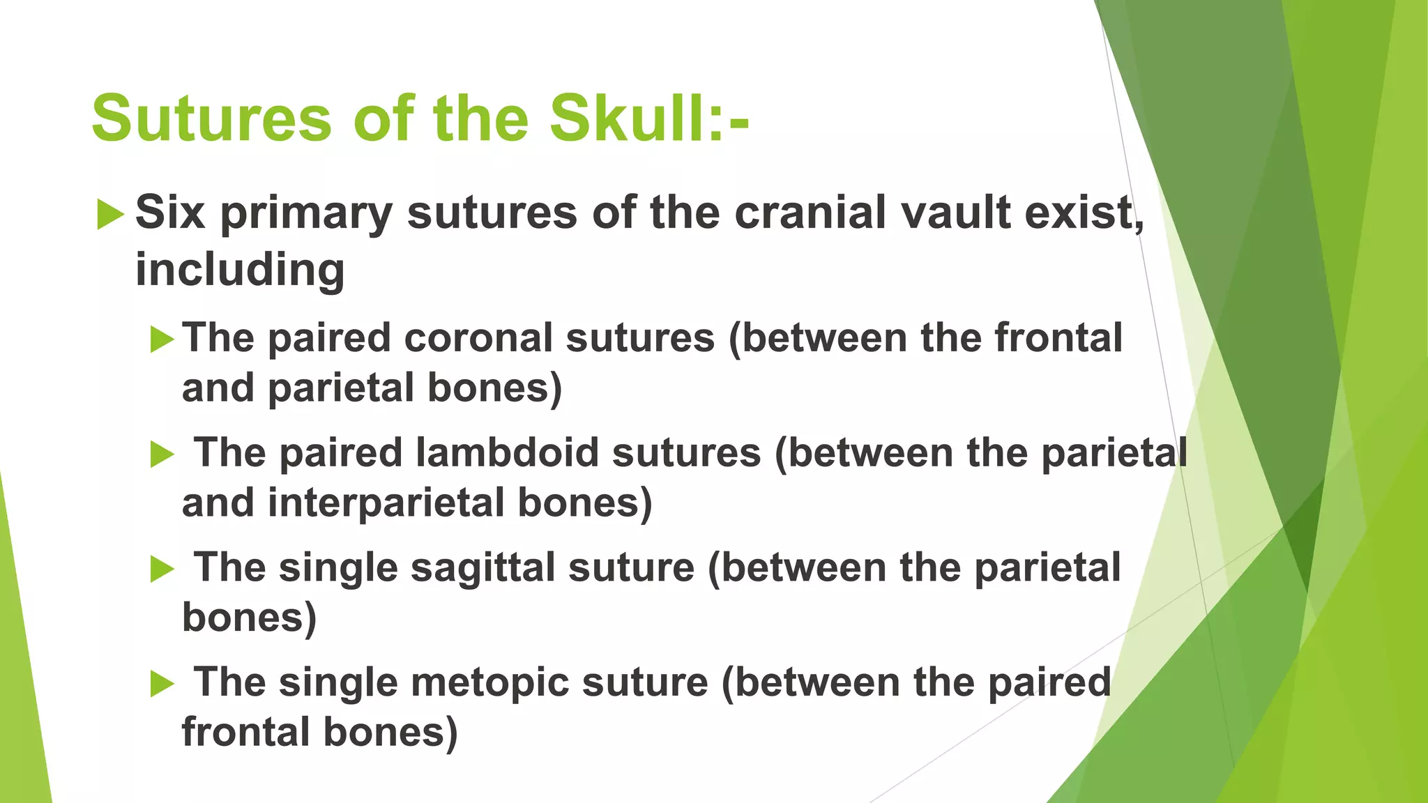 Forensic Anthropology* Sutures of the Skull | PPTX