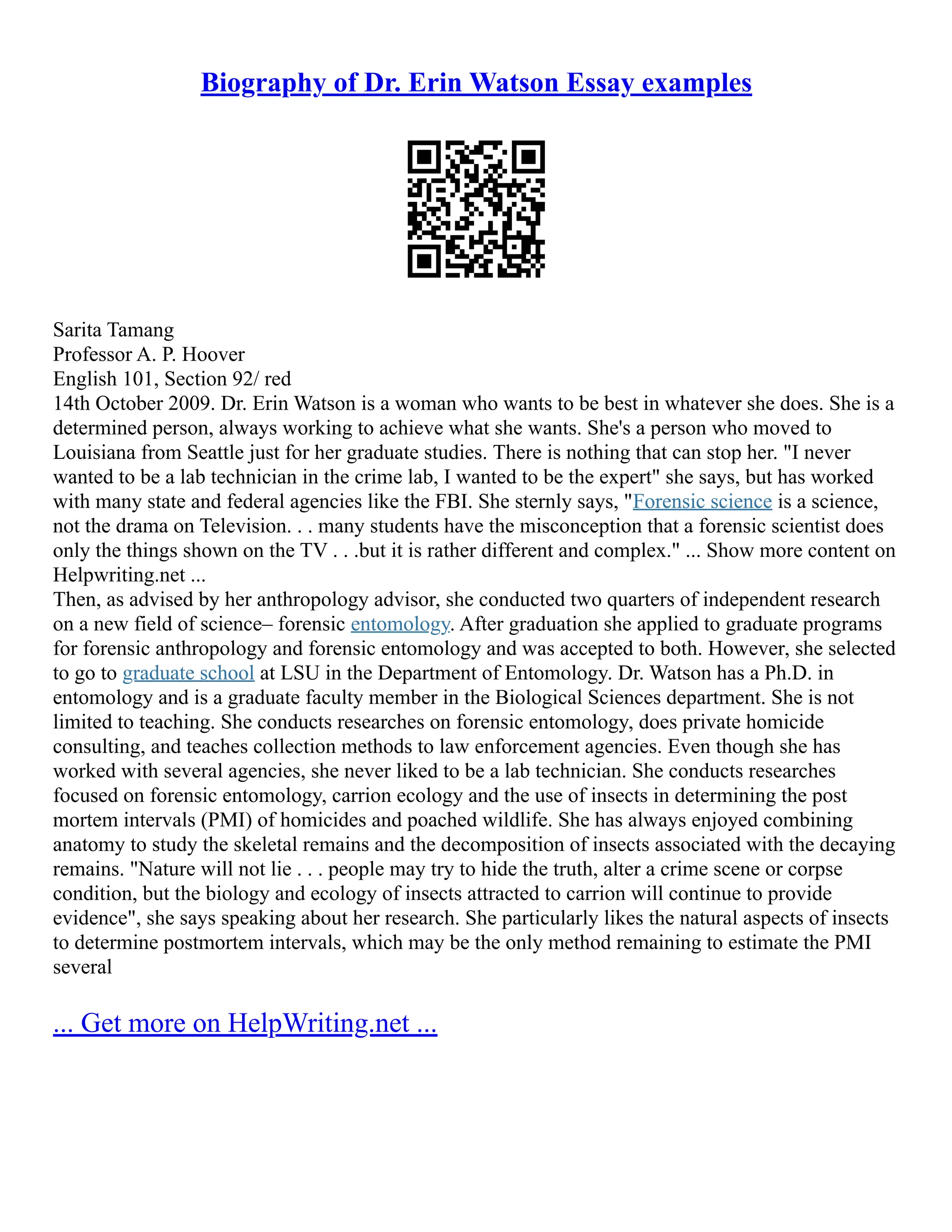 Forensic Anthropology Case Study | PDF