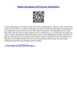 Forensic Anthropology Case Study | PDF