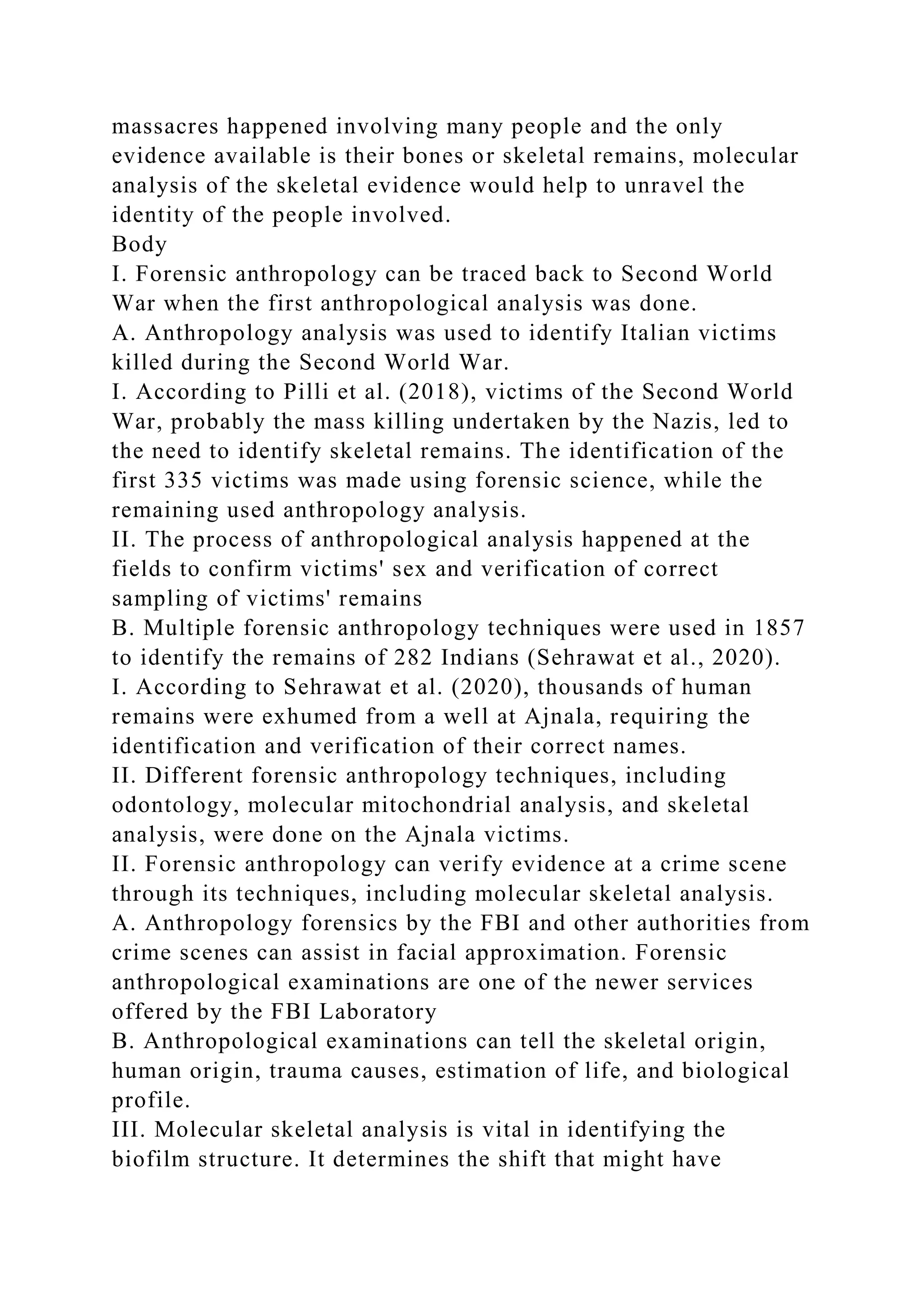 Forensic Anthropology Research PaperSub-topic .docx