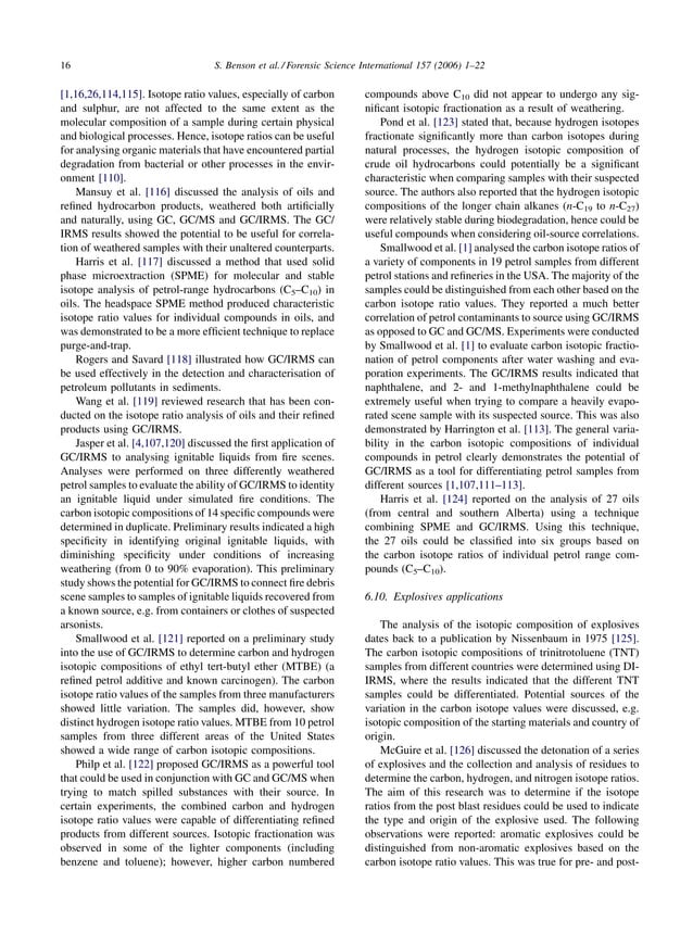 Forensic application of irms | PDF