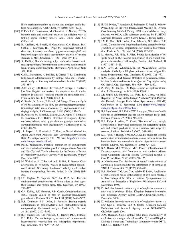 Forensic application of irms | PDF