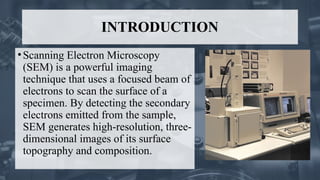 Forensic Applications of Scanning Electron Microscope (1).pptx