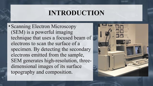 Forensic Applications of Scanning Electron Microscope (1).pptx
