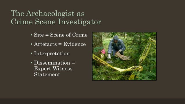 Forensic archaeology | PPTX | Geology | Science