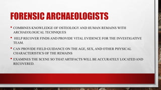 Forensic archaeology | PPTX