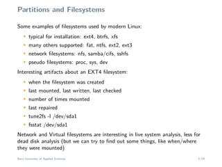 Forensic artifacts in modern linux systems | PDF