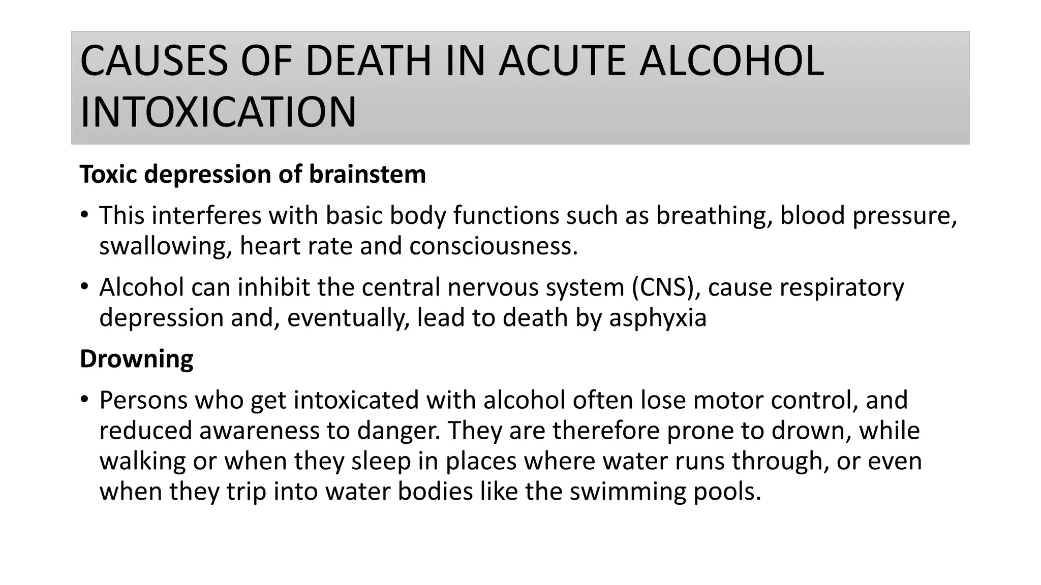 Forensic aspects of alcohol | PPTX