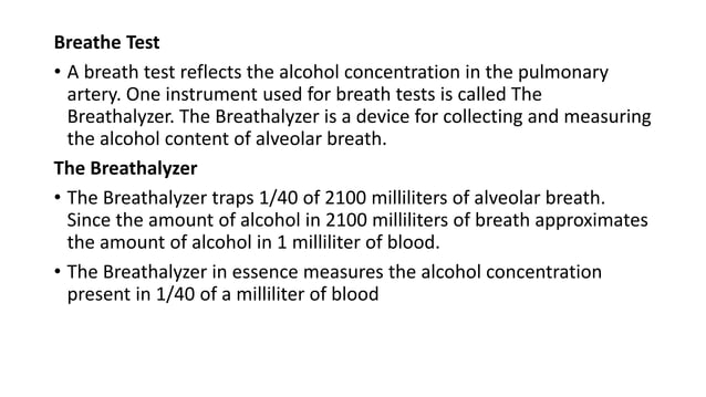 Forensic aspects of alcohol | PPTX