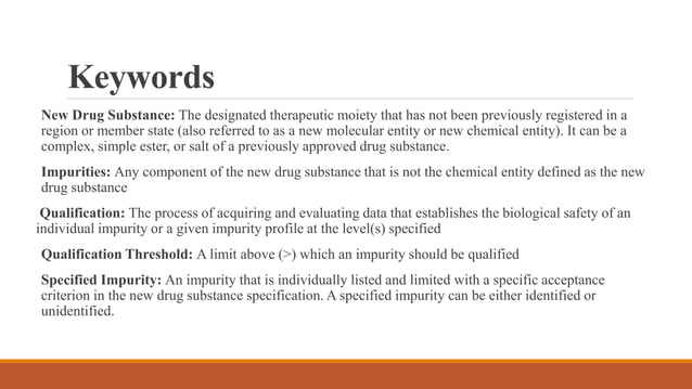 ICH HARMONISED TRIPARTITE GUIDELINE - IMPURITIES IN NEW DRUG PRODUCTS ...