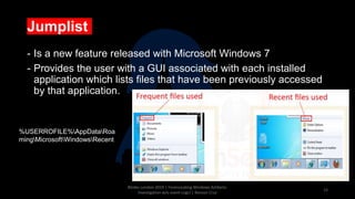 Forensicating windows Artifacts investigation without event logs | PPT