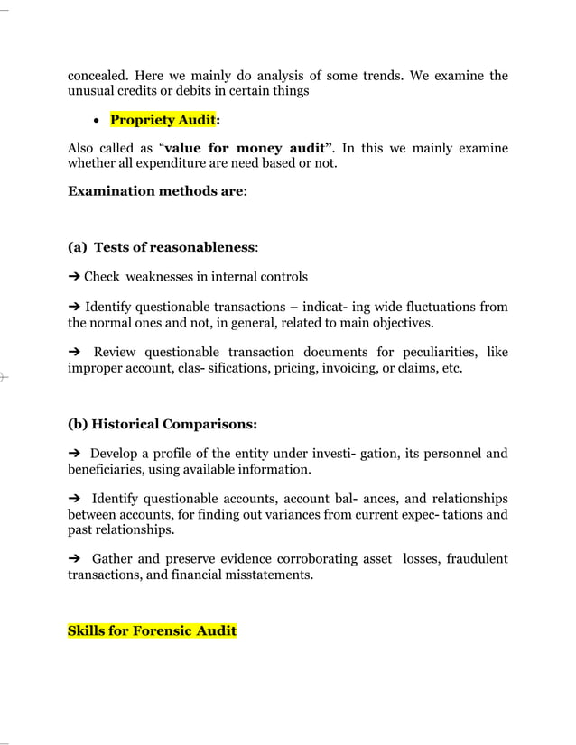 FORENSIC AUDIT | PDF