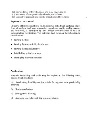 FORENSIC AUDIT | PDF