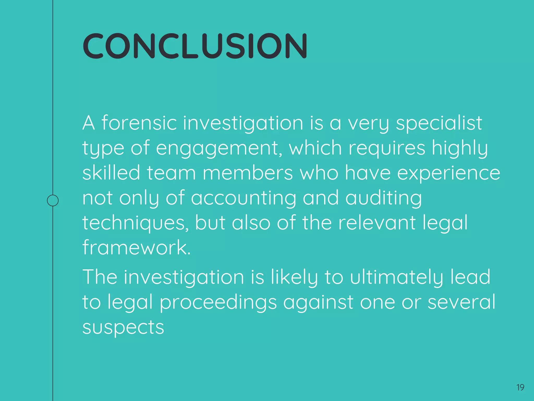Forensic audit | PPTX