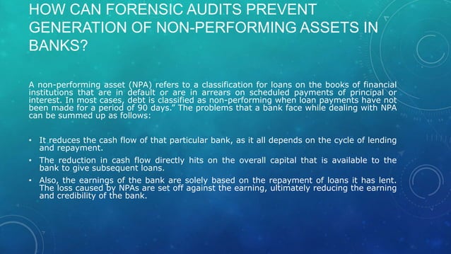 Forensic audit ppt | PPTX
